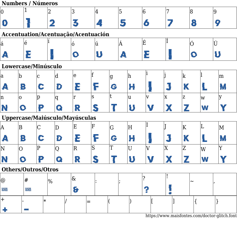 Doctor Glitch: Free Font Download | MaisFontes