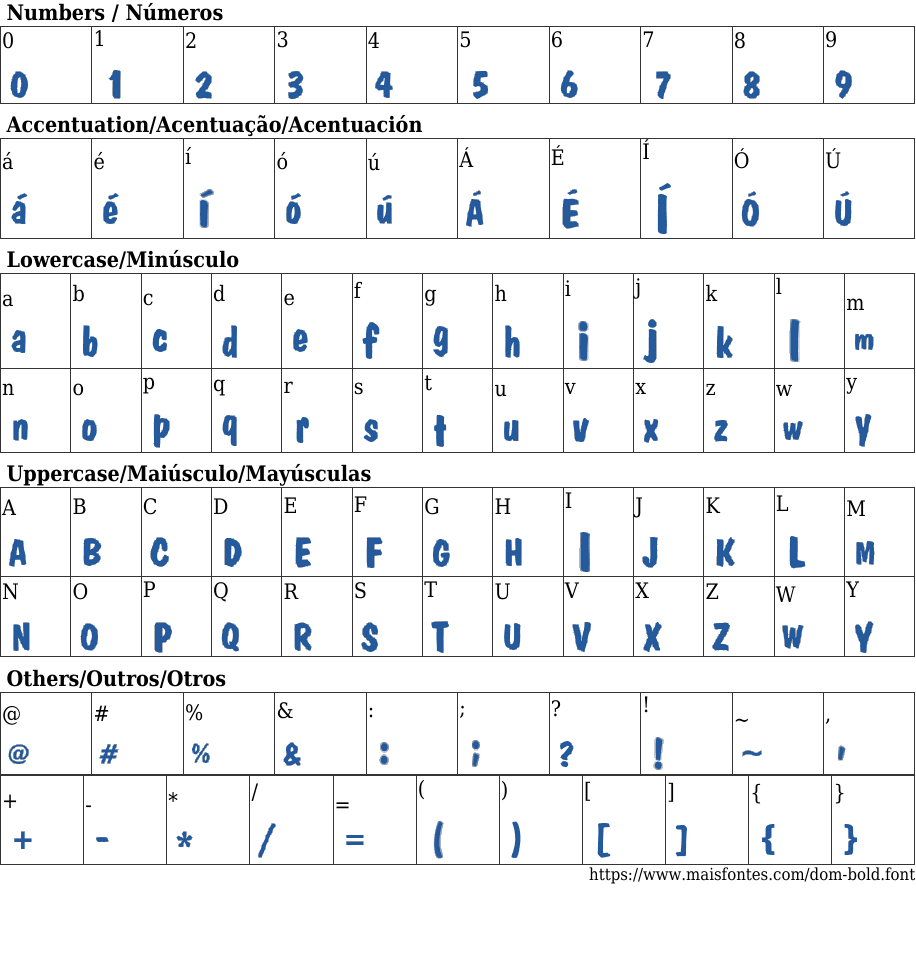 Dom Bold: Free Font Download | MaisFontes