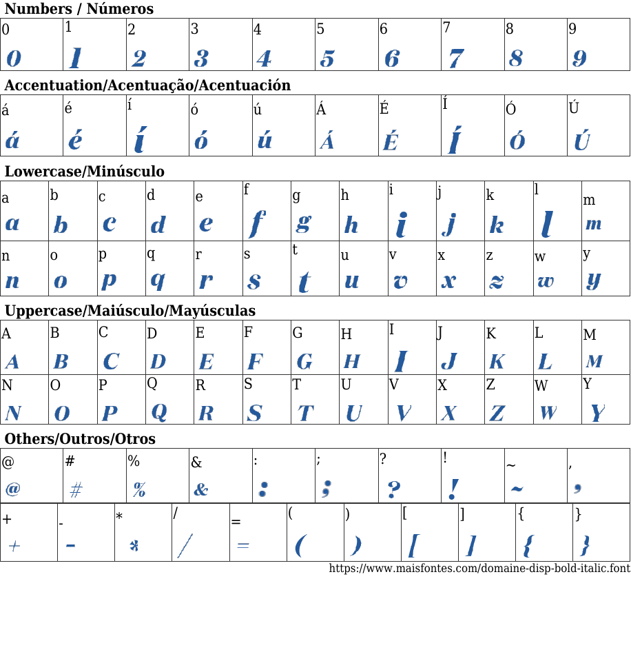 Domaine Display Bold Italic Font: Free Download | MaisFontes