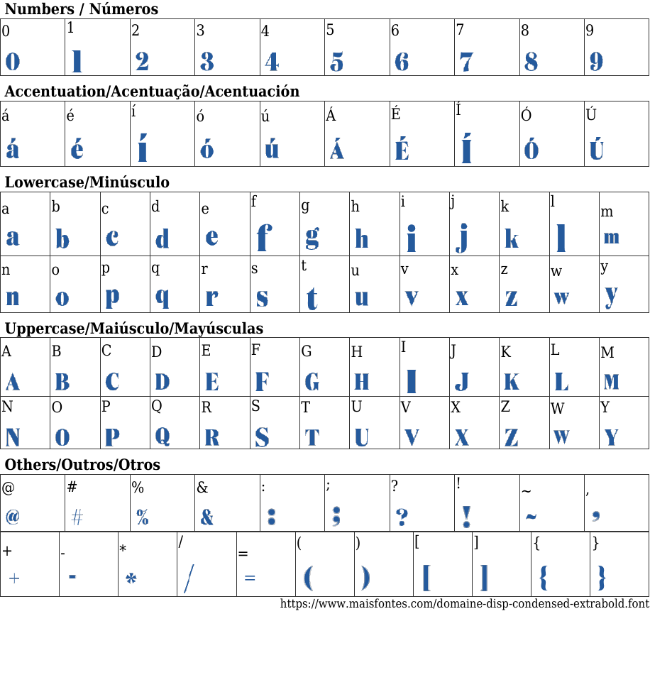 Domaine Display Condensed ExtraBold: Free Font Download | MaisFontes