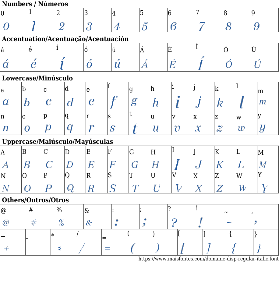 Domaine Display Regular Italic Font: Free Download | MaisFontes