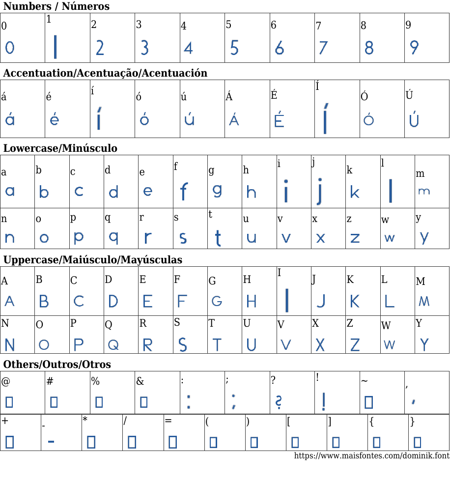 Dominik: Free Font Download | MaisFontes