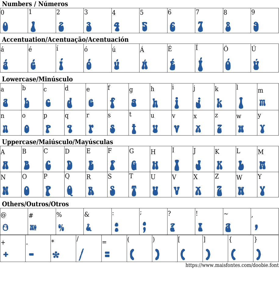 Doobie font download | MaisFontes.com