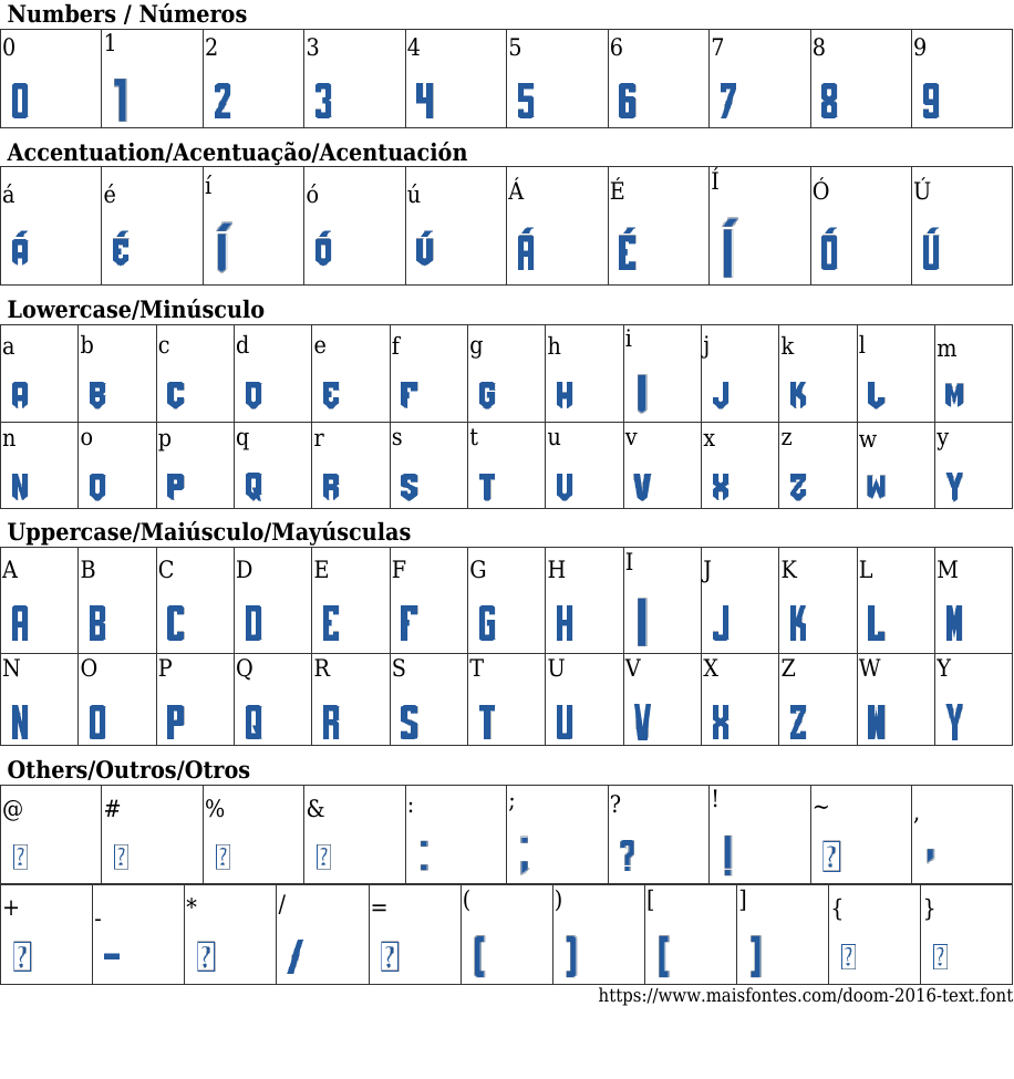 Doom 2016 Text: Free Font Download | MaisFontes