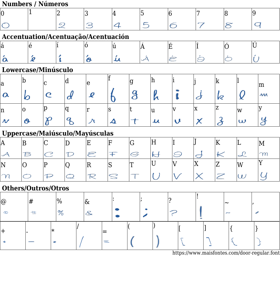 Door Regular: Free Font Download | MaisFontes