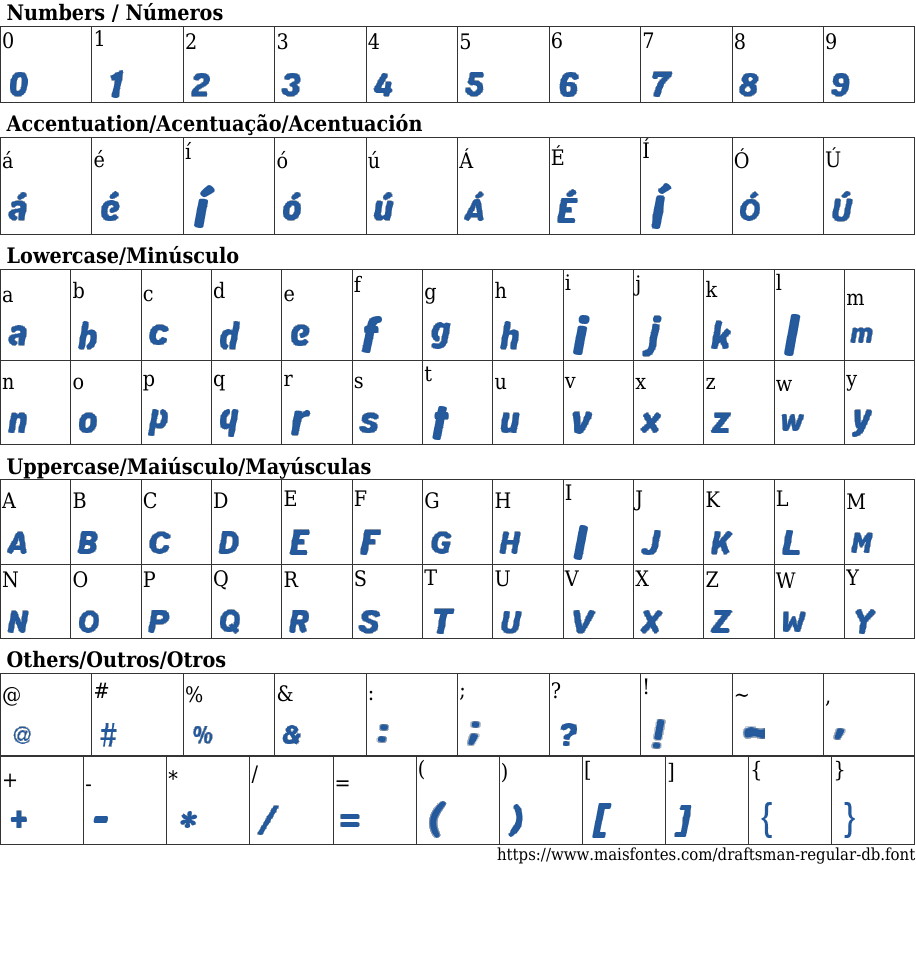 Draftsman Regular DB: Free Font Download | MaisFontes
