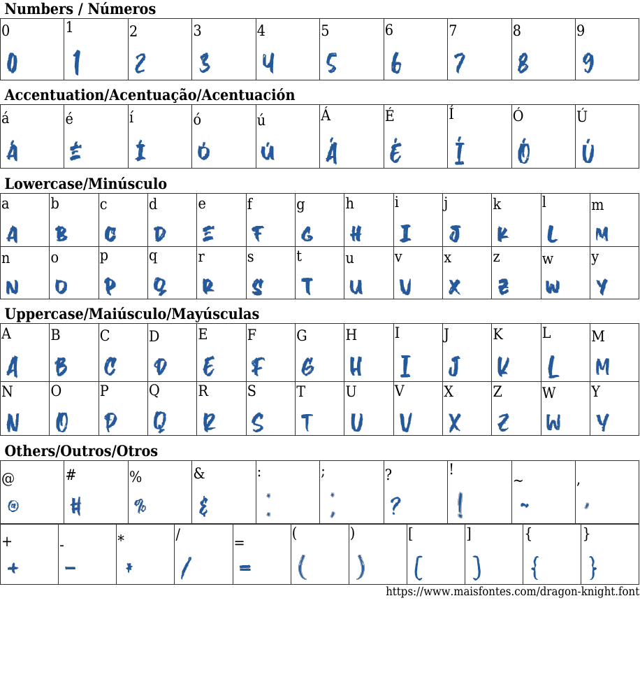 Dragon Knight: Free Font Download | MaisFontes