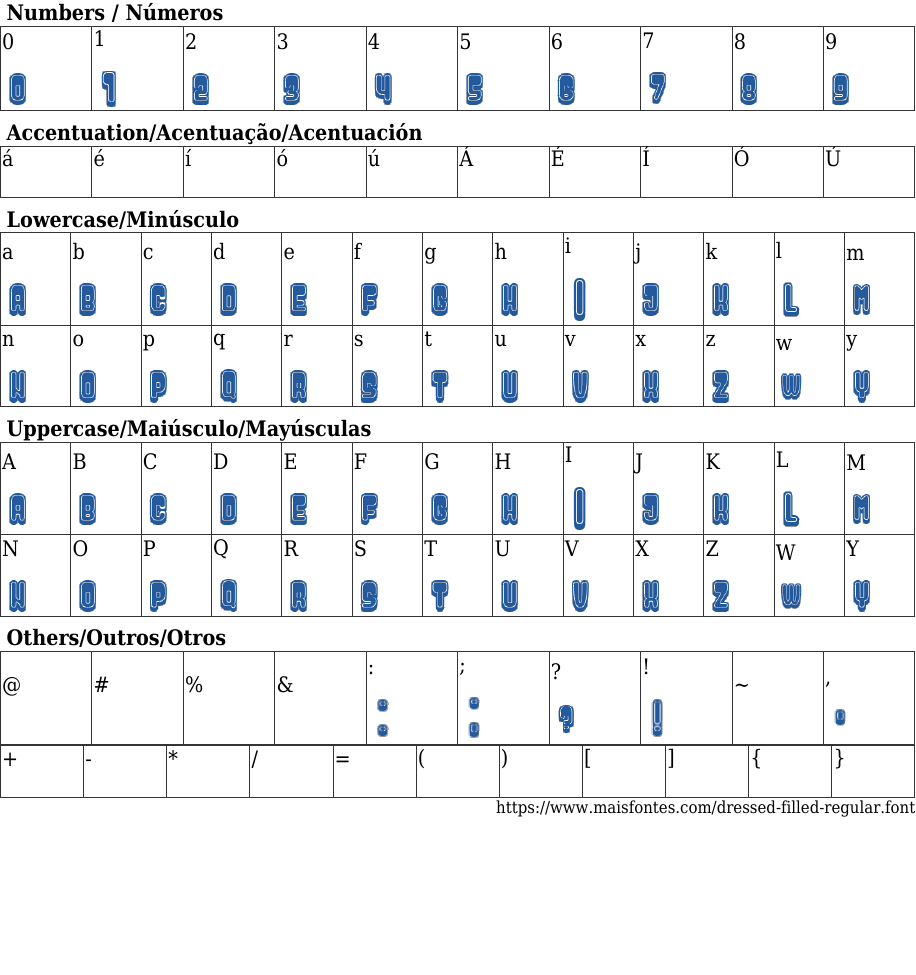 Dressed Filled Regular: Free Font Download | MaisFontes