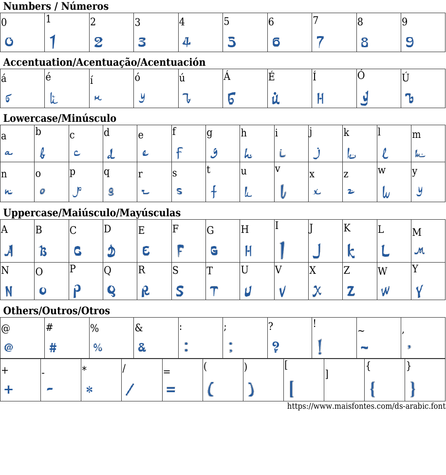 DS Arabic: Free Font Download | MaisFontes