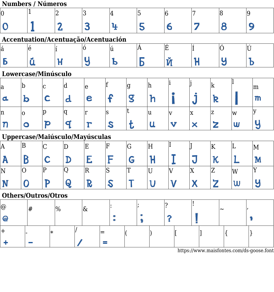 Baixar Fonte DS Goose Grátis | MaisFontes.com