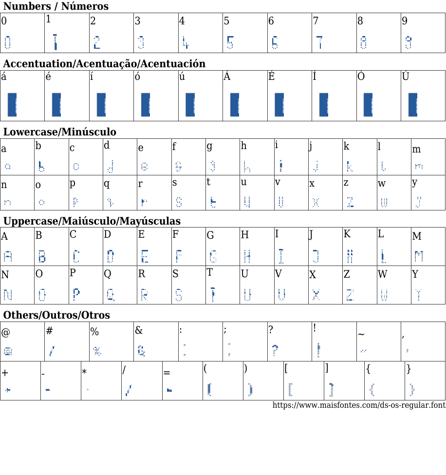 DS OS Regular: Baixar Fonte Grátis | MaisFontes