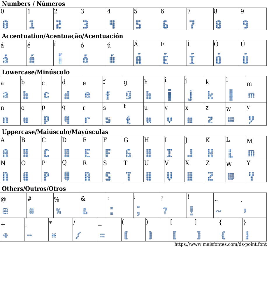 DS Point: Baixar Fonte Grátis | MaisFontes