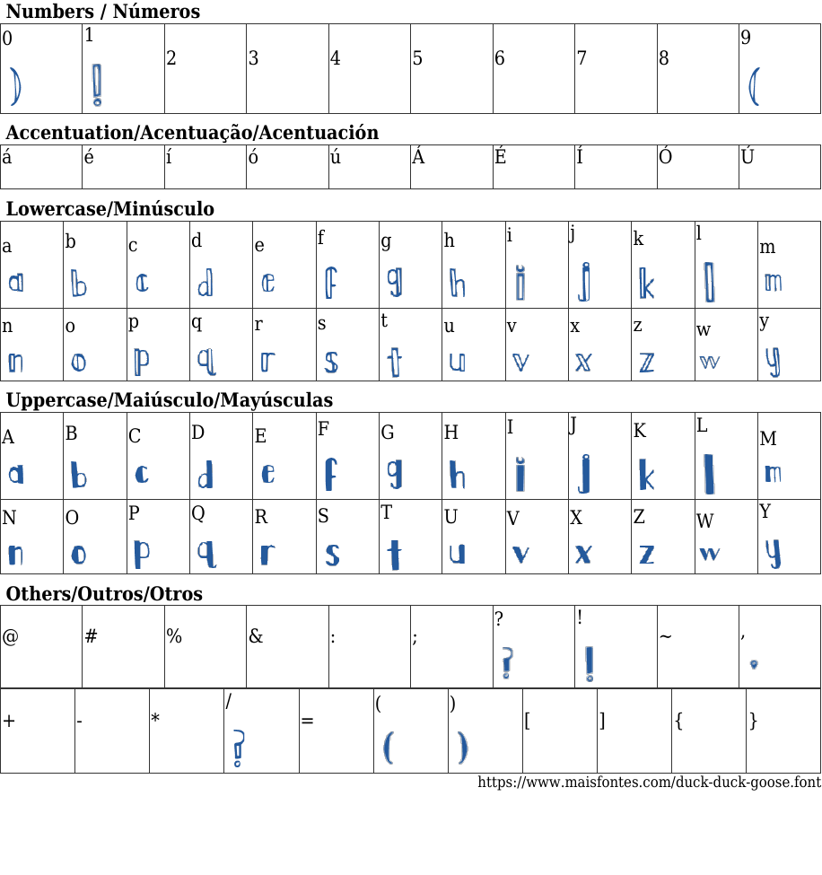 Duck Duck Goose: Free Font Download | MaisFontes