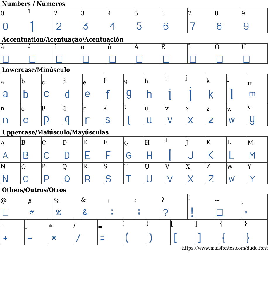 Dude: Download Free Font | MaisFontes