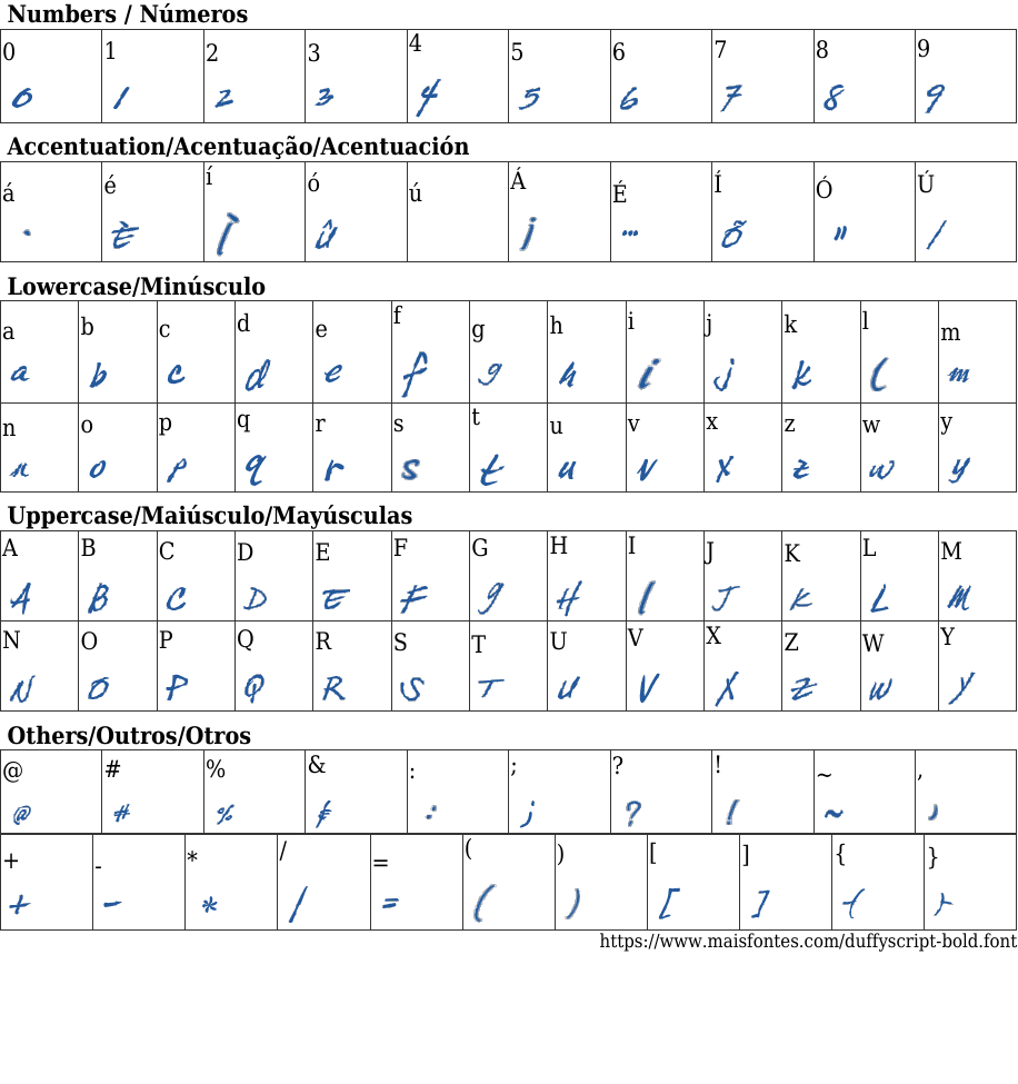 Duffy Script Bold Font: Free Download | MaisFontes