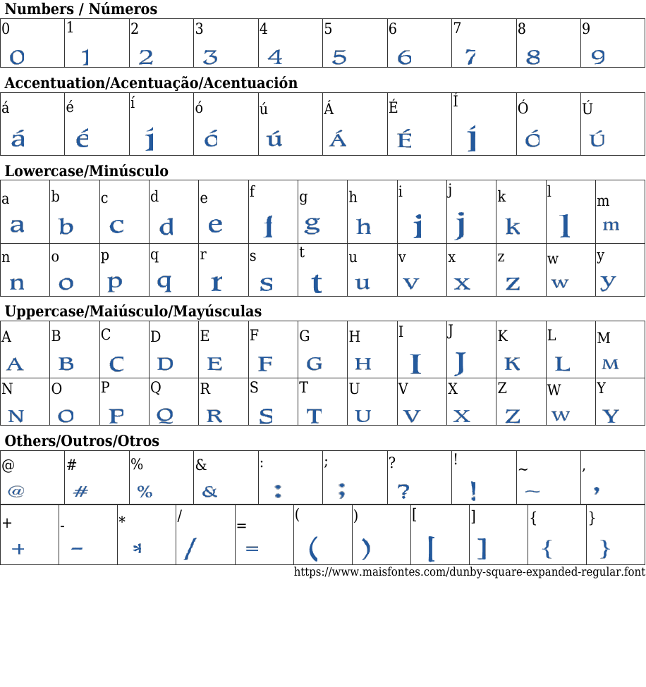 Dunby Square Expanded Regular: Baixar Fonte Grátis | MaisFontes