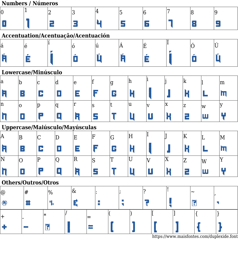 Duplexide: Baixar Fonte Grátis | MaisFontes