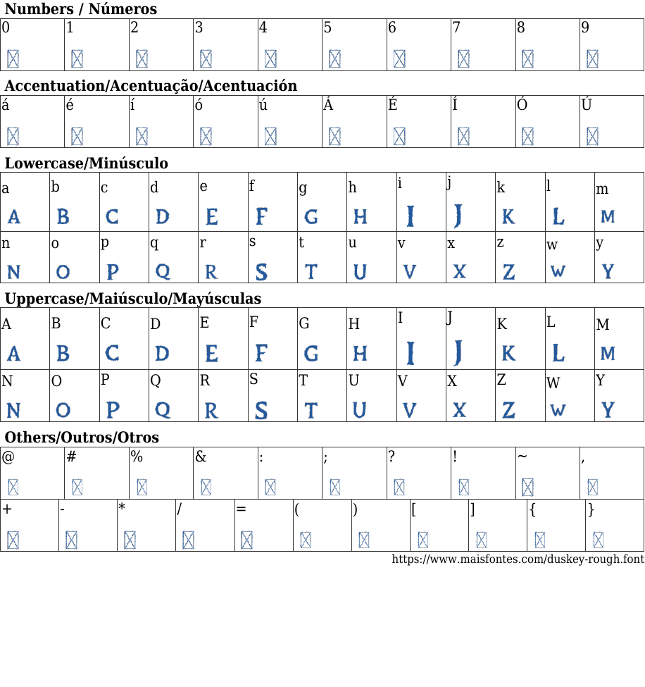 Duskey Rough: Baixar Fonte Grátis | MaisFontes
