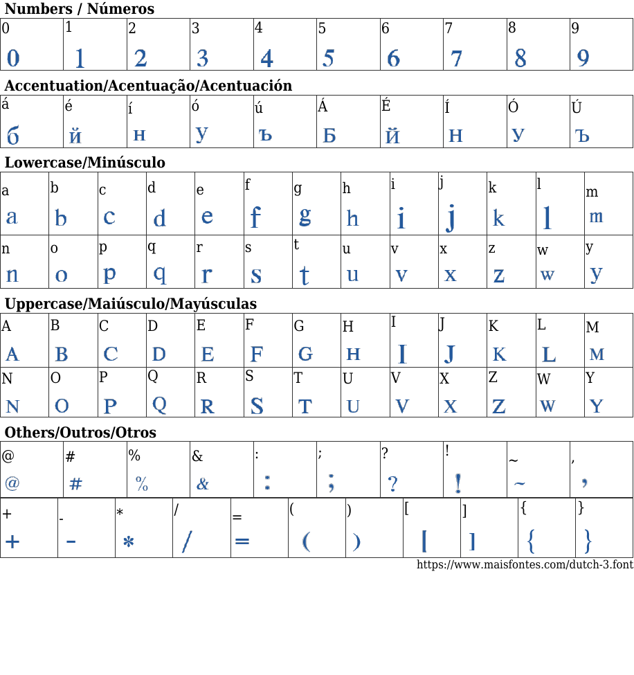 Dutch: Free Font Download | MaisFontes