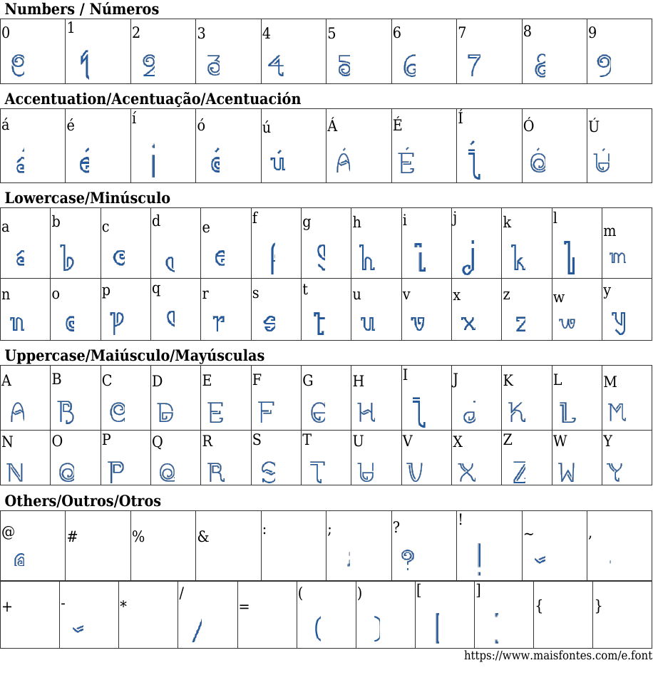 e: Free Font Download | MaisFontes