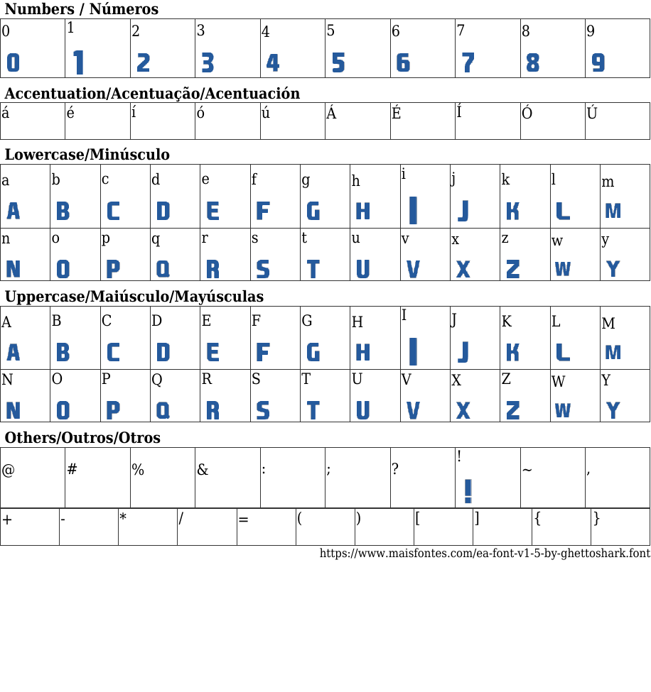 EA Font v1 5 by Ghettoshark: Free Font Download | MaisFontes