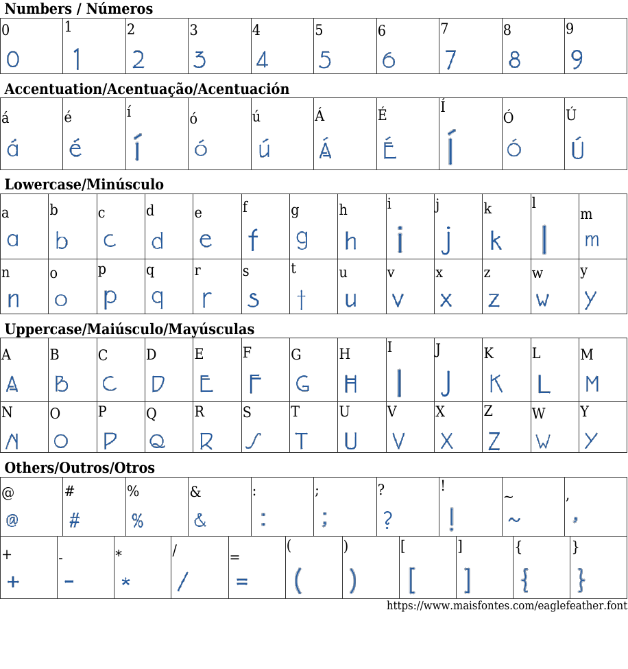 Eaglefeather: Free Font Download | MaisFontes