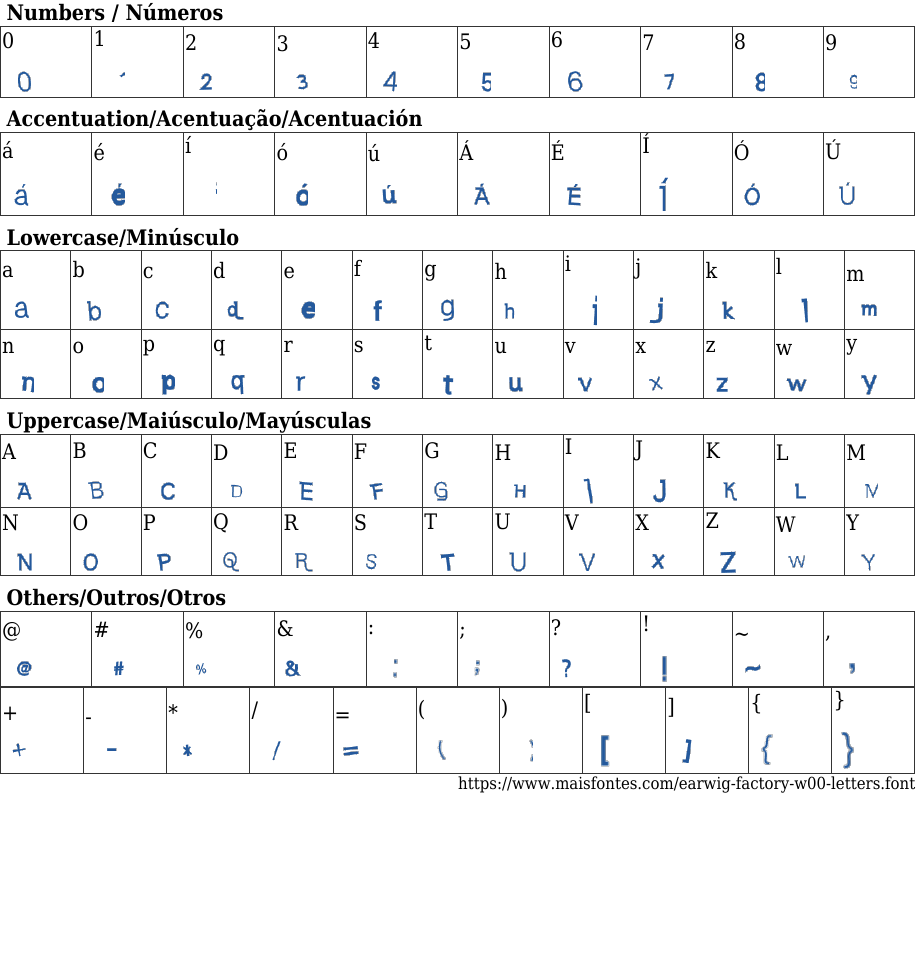 Earwig Factory Letters: Free Font Download | MaisFontes