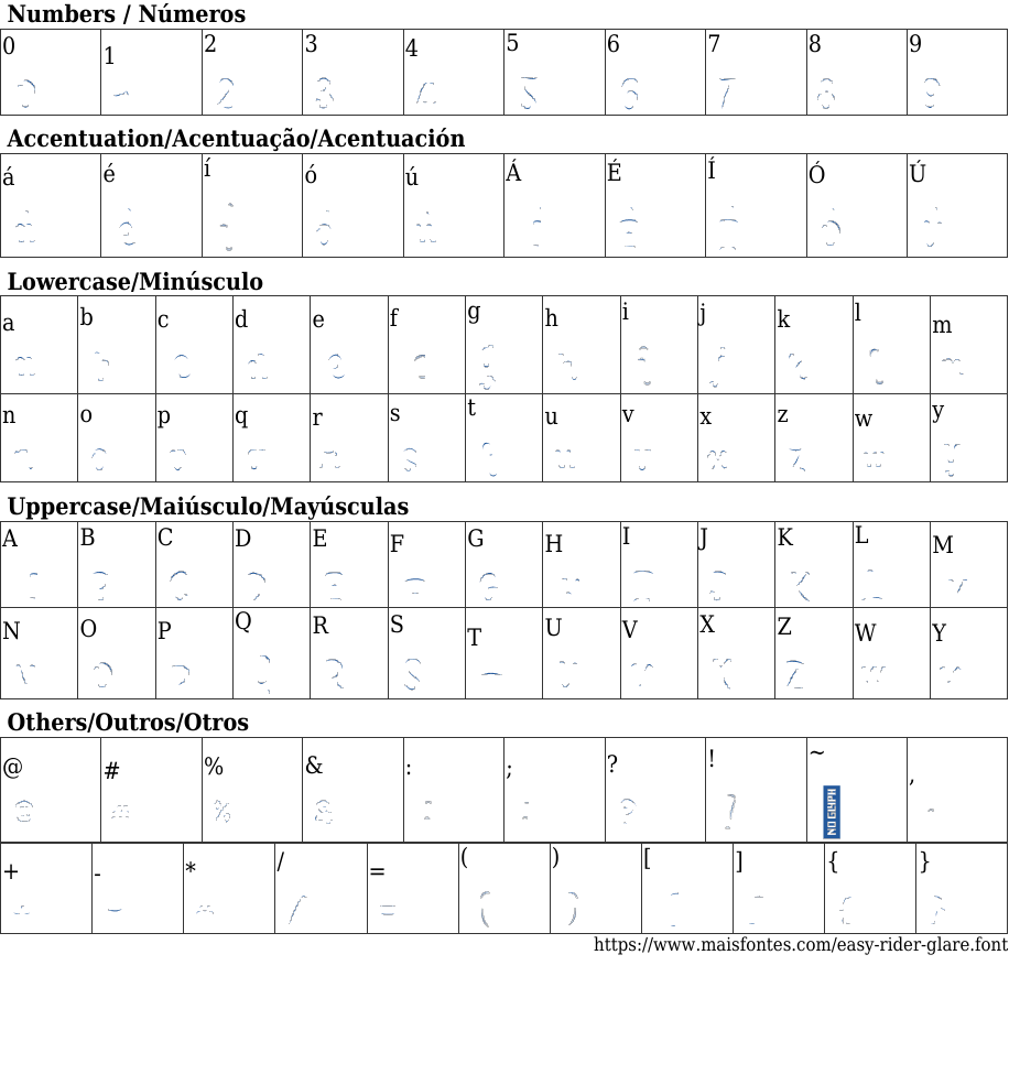 Easy Rider Glare: Free Font Download | MaisFontes