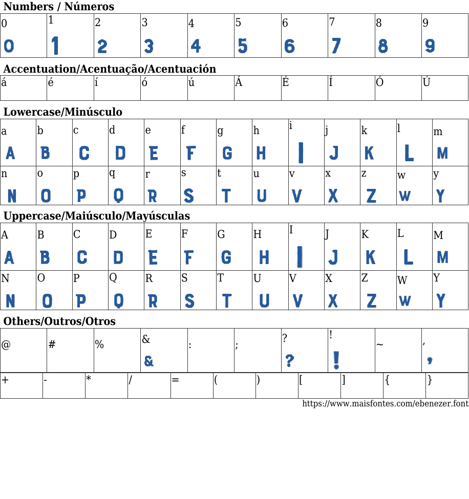 Ebenezer: Download Free Font | MaisFontes