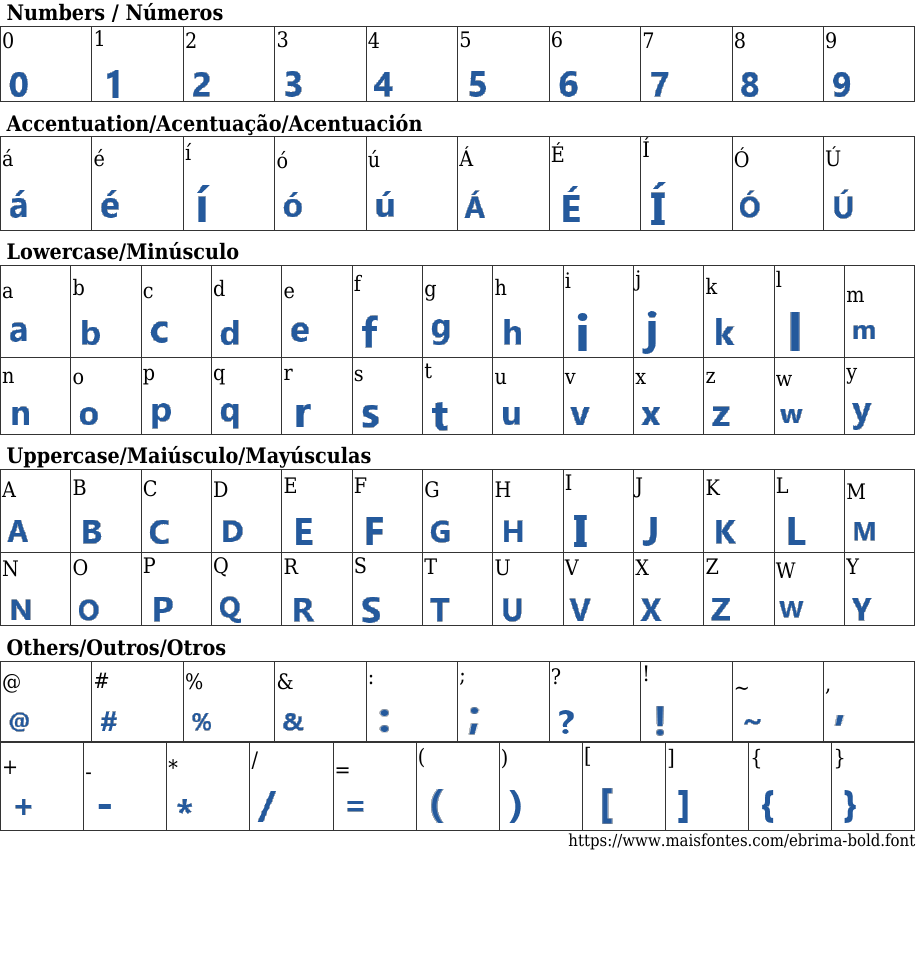 Ebrima Bold: Descargar Fuente Gratis | MaisFontes