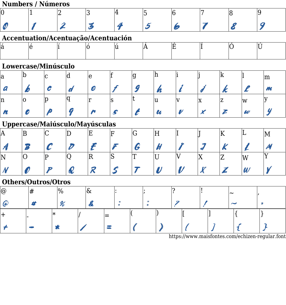 Echizen Regular: Free Font Download | MaisFontes