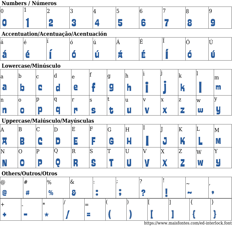 Ed Interlock: Free Font Download | MaisFontes