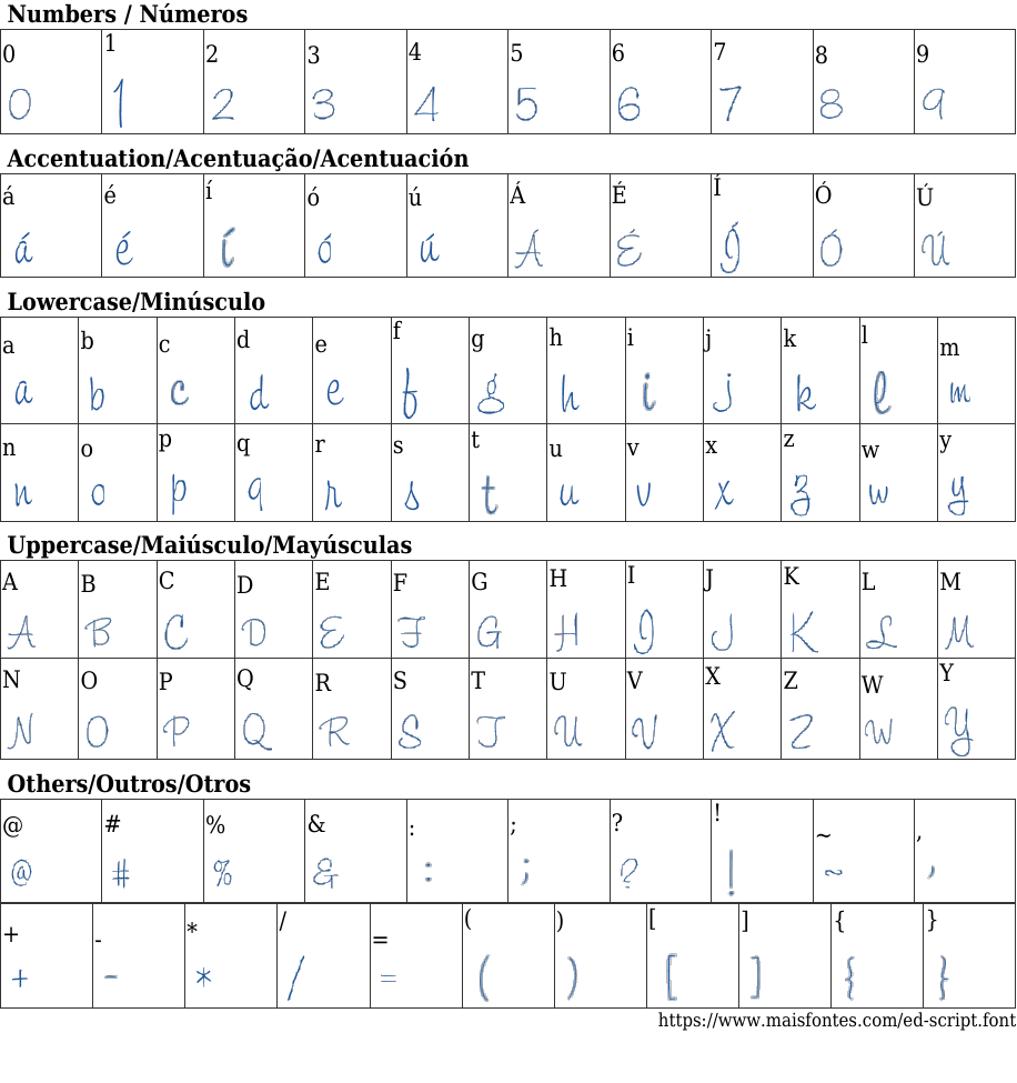 Ed Script: Free Font Download | MaisFontes