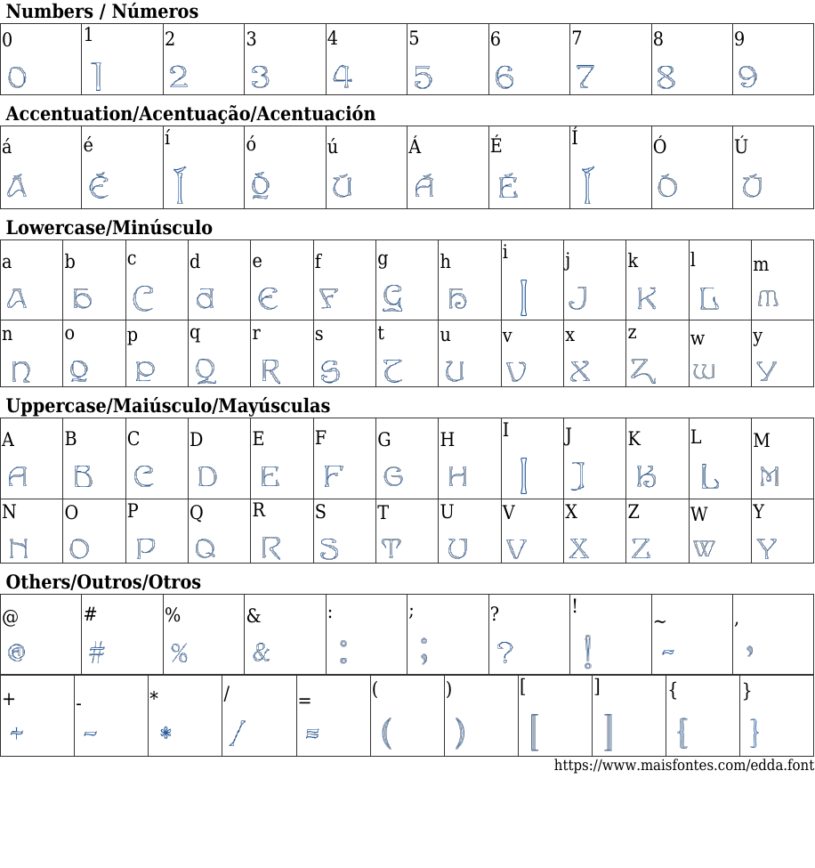 Edda: Free Font Download | MaisFontes