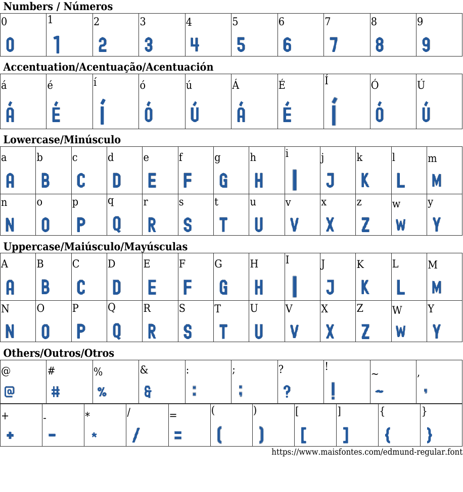 Edmund Regular: Free Font Download | MaisFontes