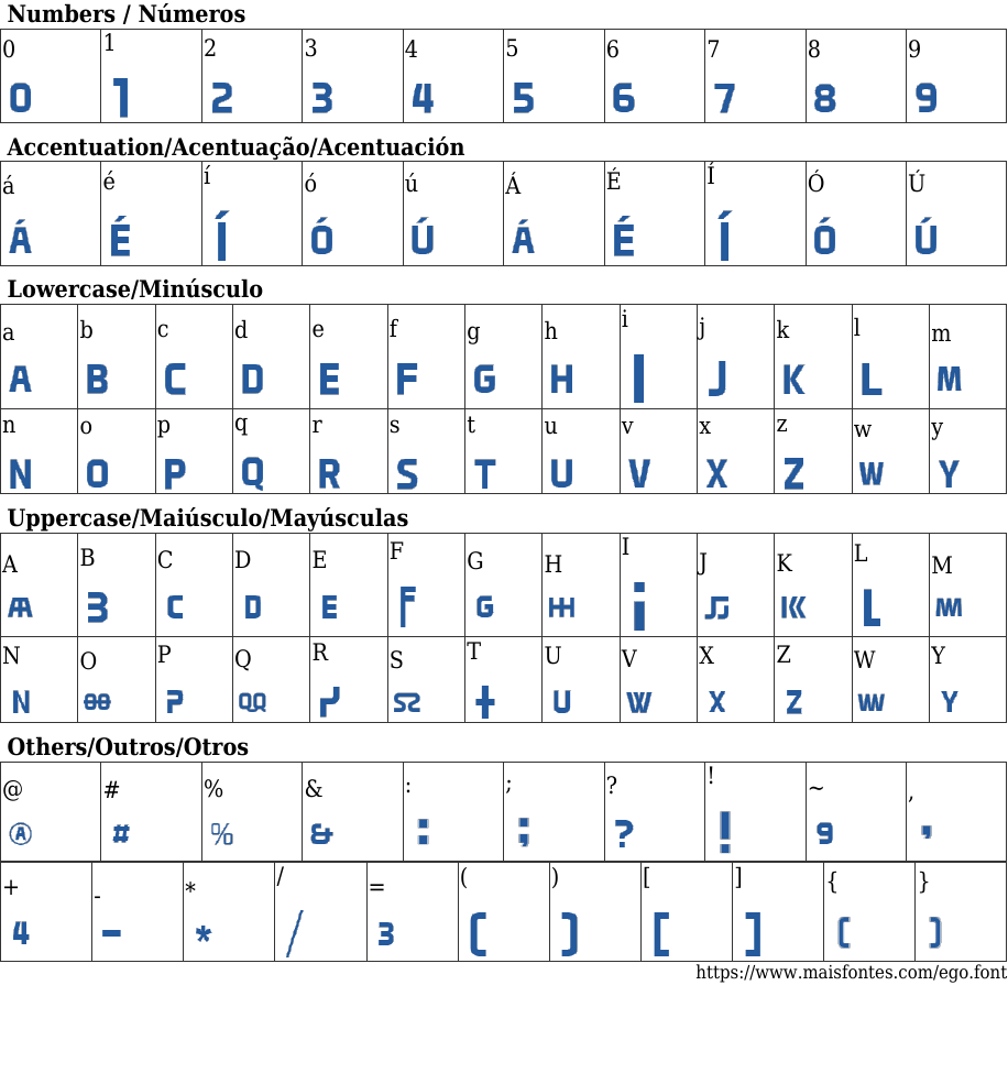 Ego Font: Free Download | MaisFontes
