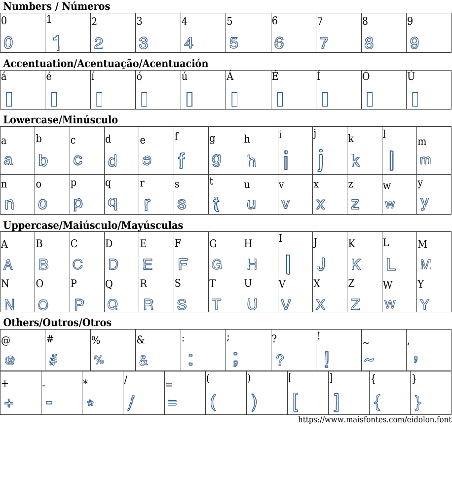Eidolon: Baixar Fonte Grátis | MaisFontes