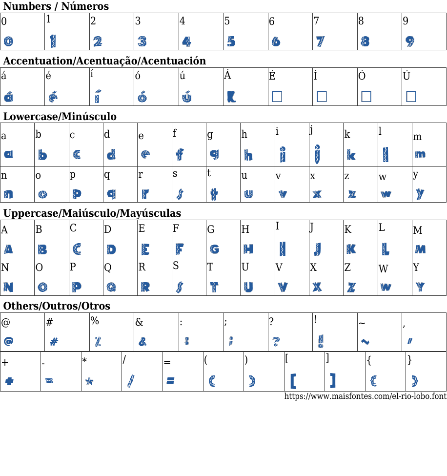 El Rio Lobo: Free Font Download | MaisFontes