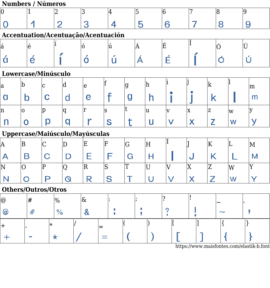 Elastik B: Download Free Font | MaisFontes