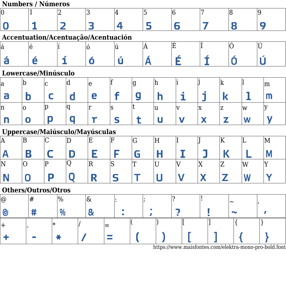 Elektra Mono Pro Bold Font: Free Download | MaisFontes