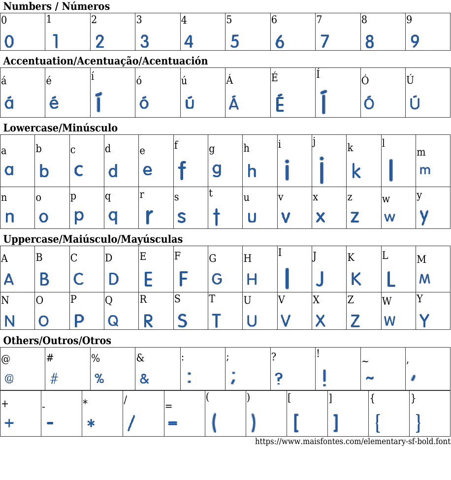 Elementary SF Bold: Free Font Download | MaisFontes