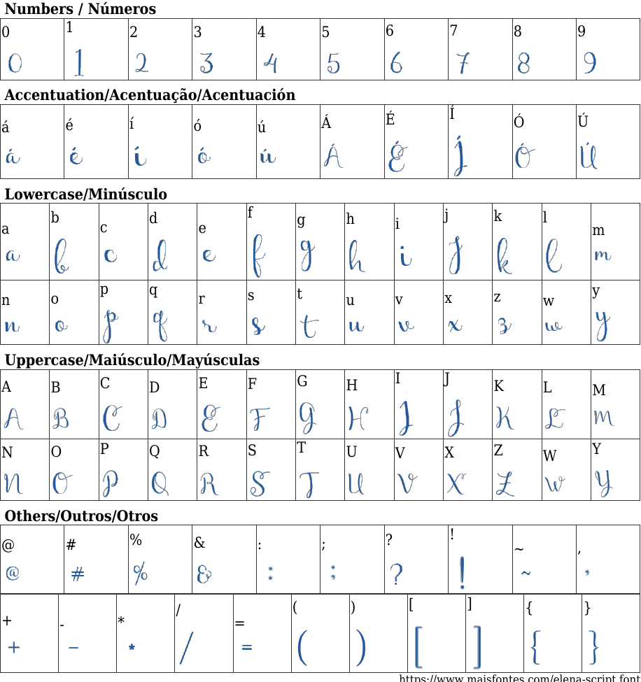 Elena Script Font: Free Download | MaisFontes