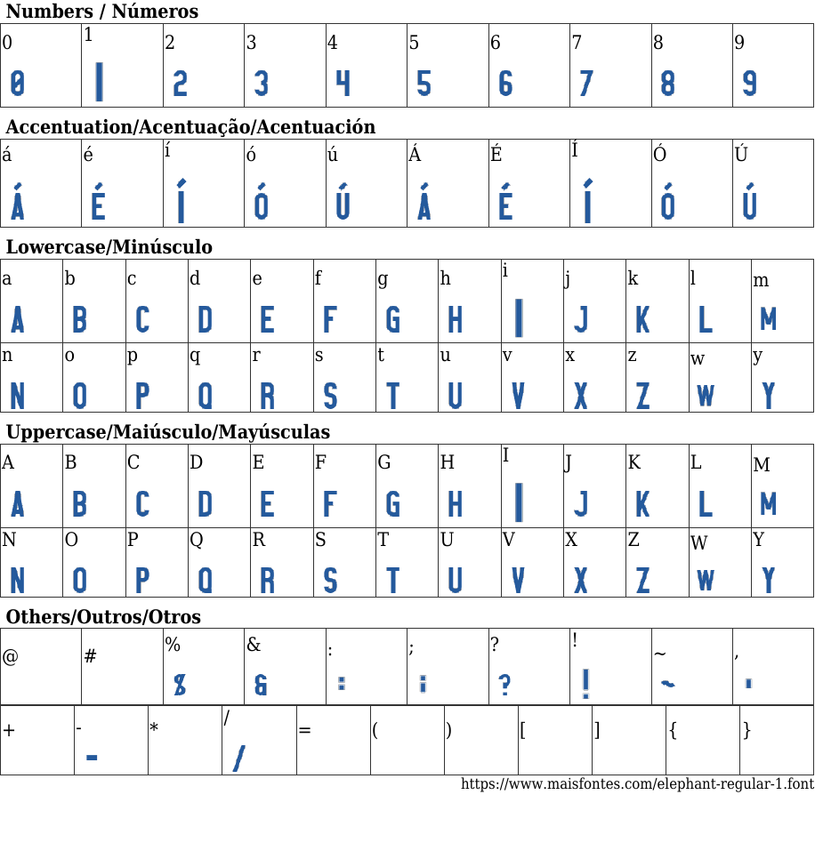Elephant Normal Regular: Baixar Fonte Grátis | MaisFontes