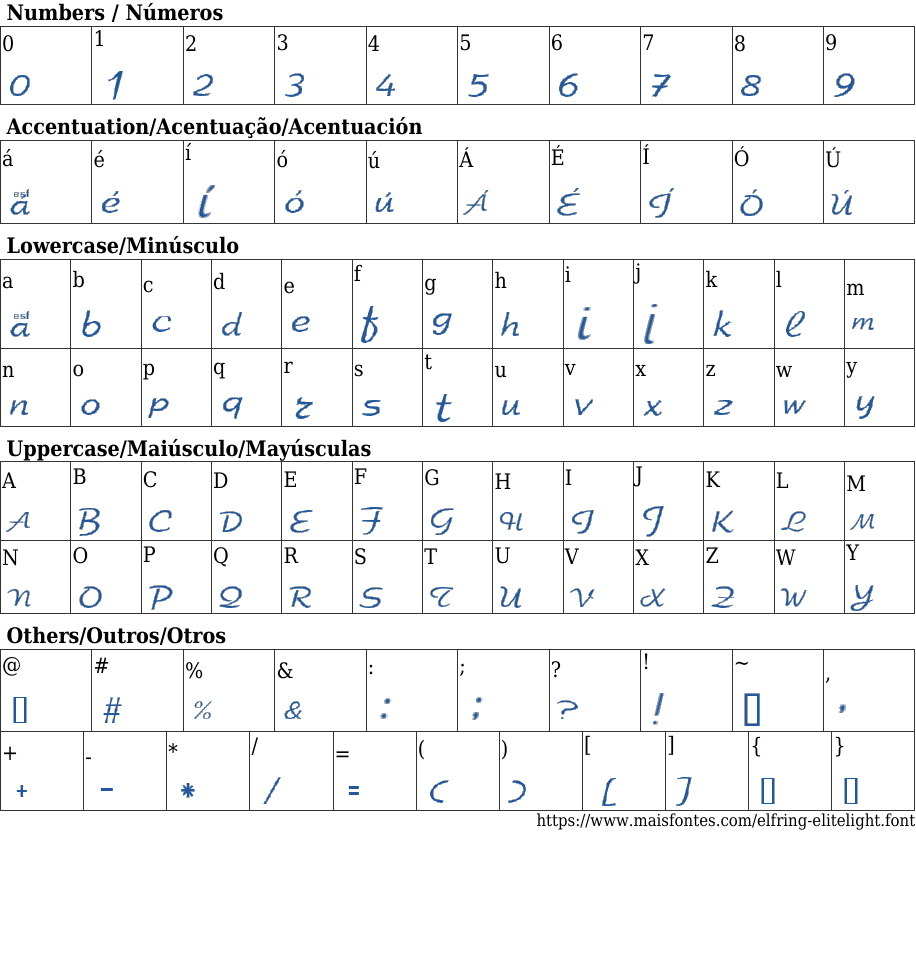 Elfring EliteLight: Baixar Fonte Grátis | MaisFontes