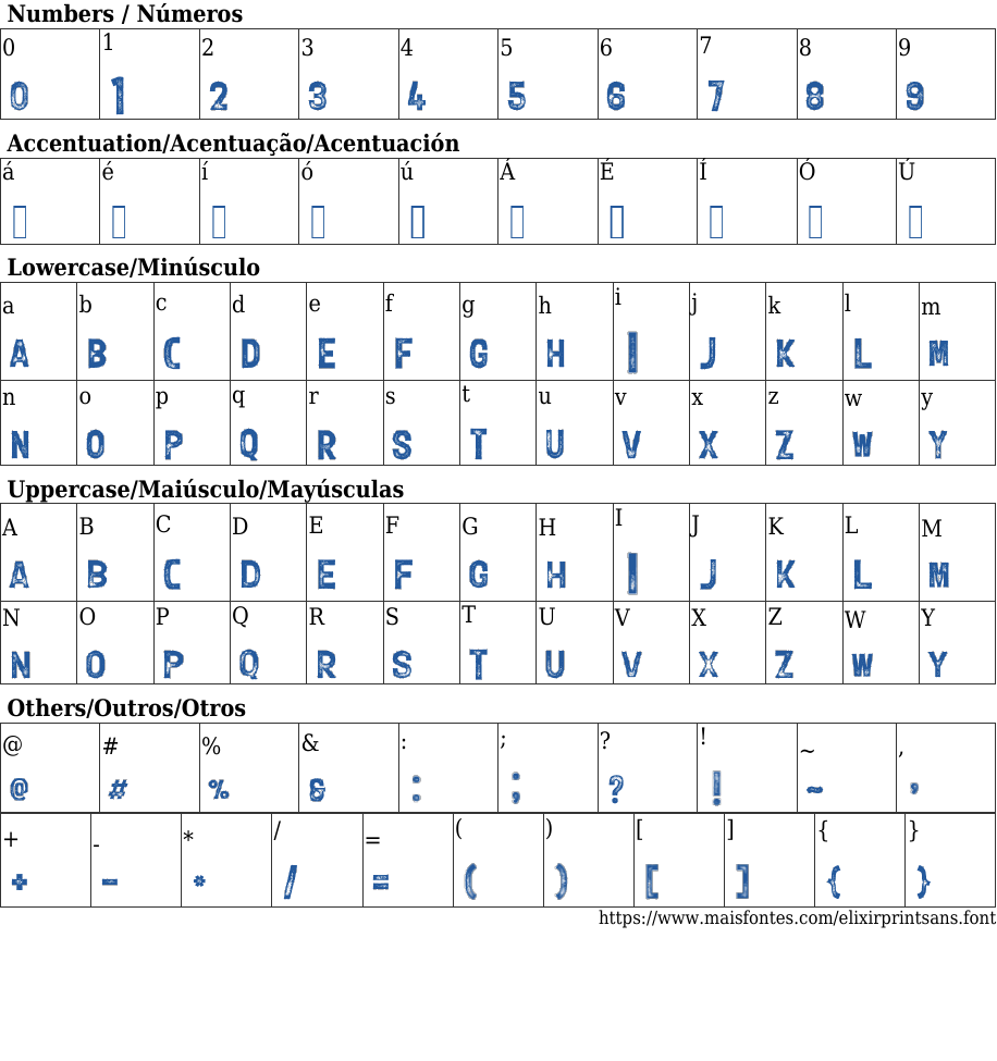 Elixir Print Sans: Free Font Download | MaisFontes