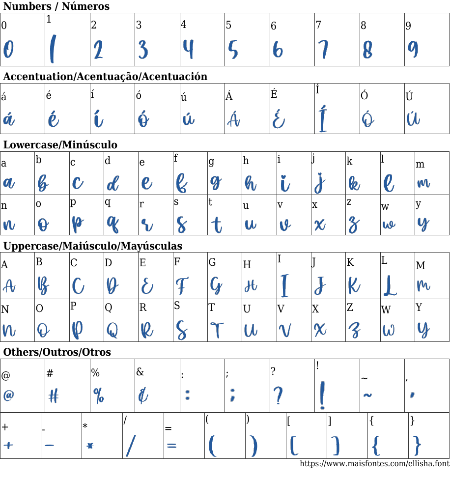 Ellisha: Free Font Download | MaisFontes