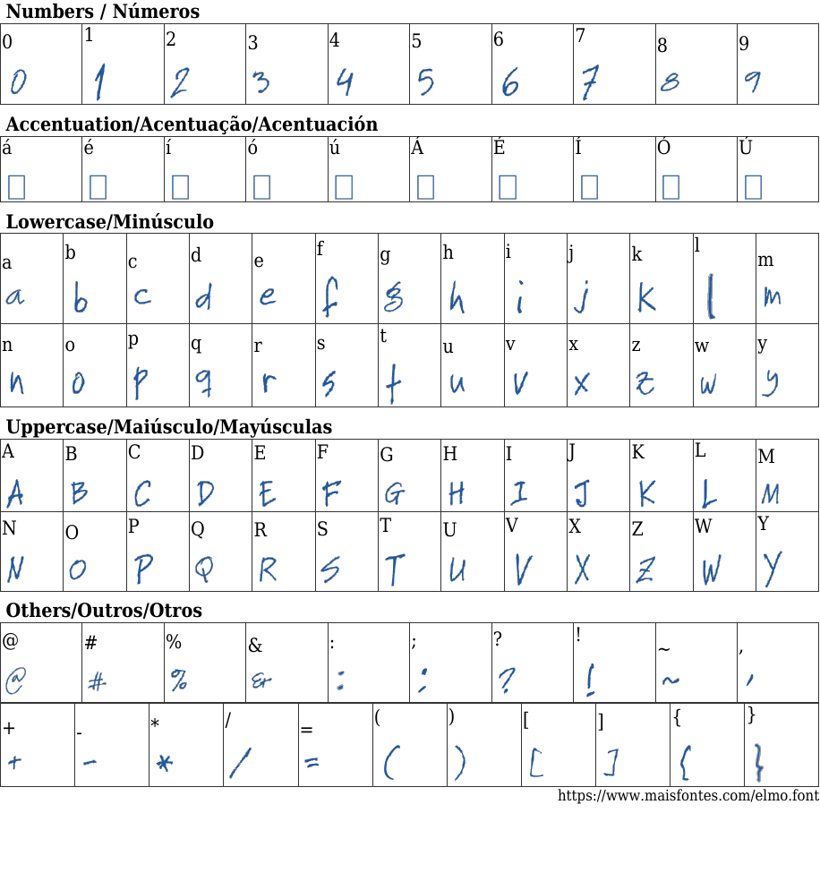 Elmo Font: Free Download | MaisFontes