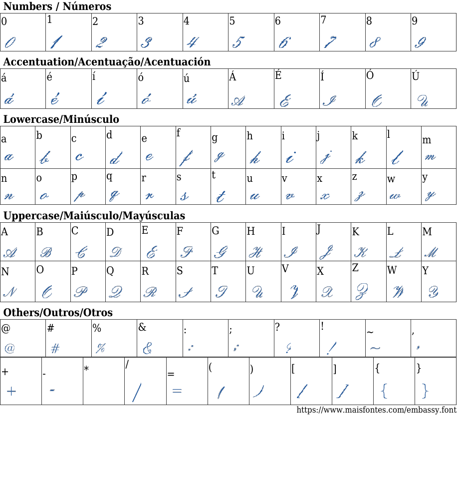 Embassy: Download Free Font | MaisFontes