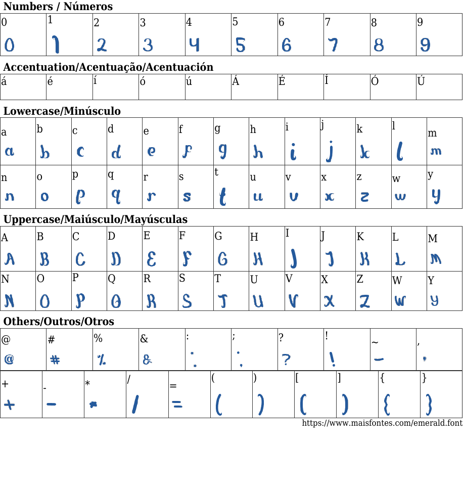 Emerald Font: Free Download | MaisFontes