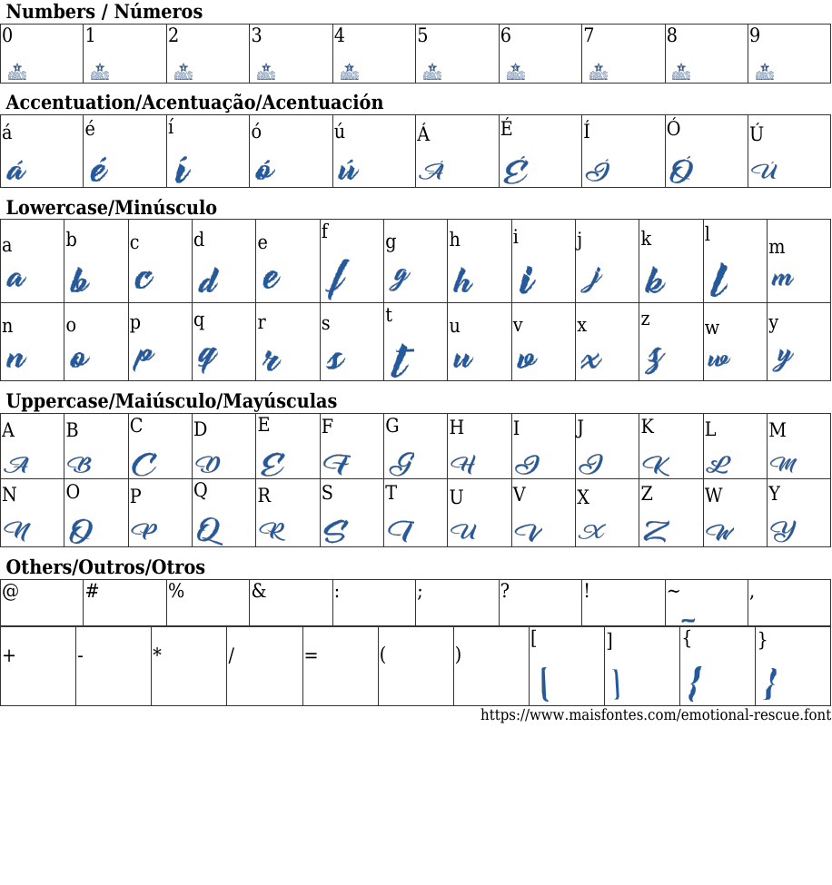 Emotional Rescue: Free Font Download | MaisFontes